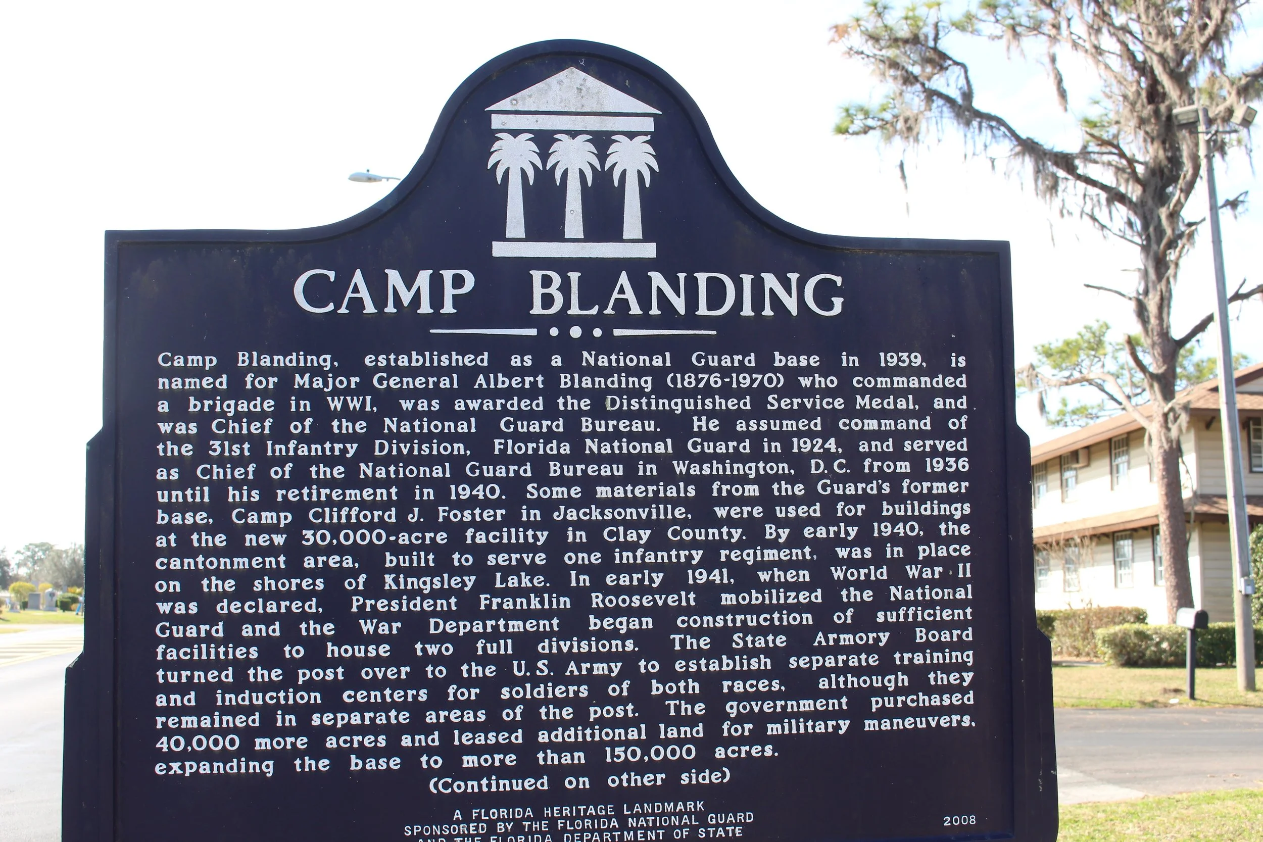 Camp Blanding, FL — Ho-Boe Wanderings