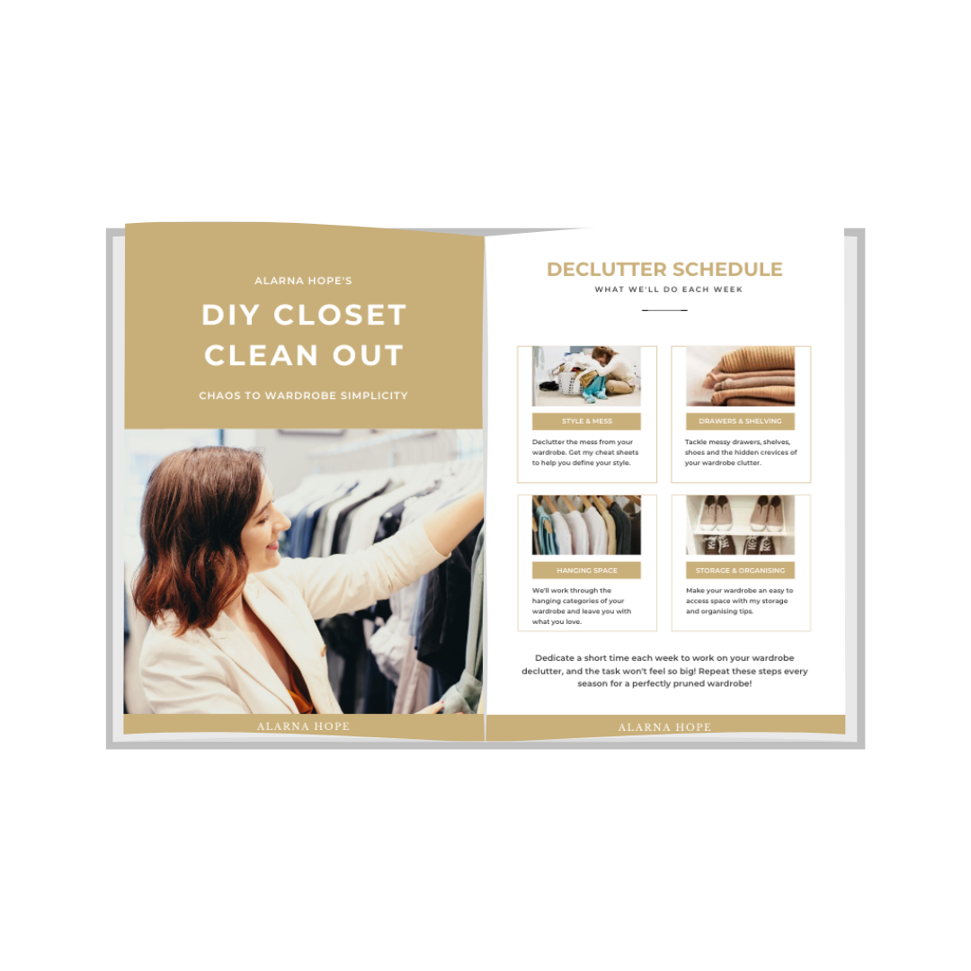 Closet Clean Out Course - Declutter and Organise Your Wardrobe — Alarna ...