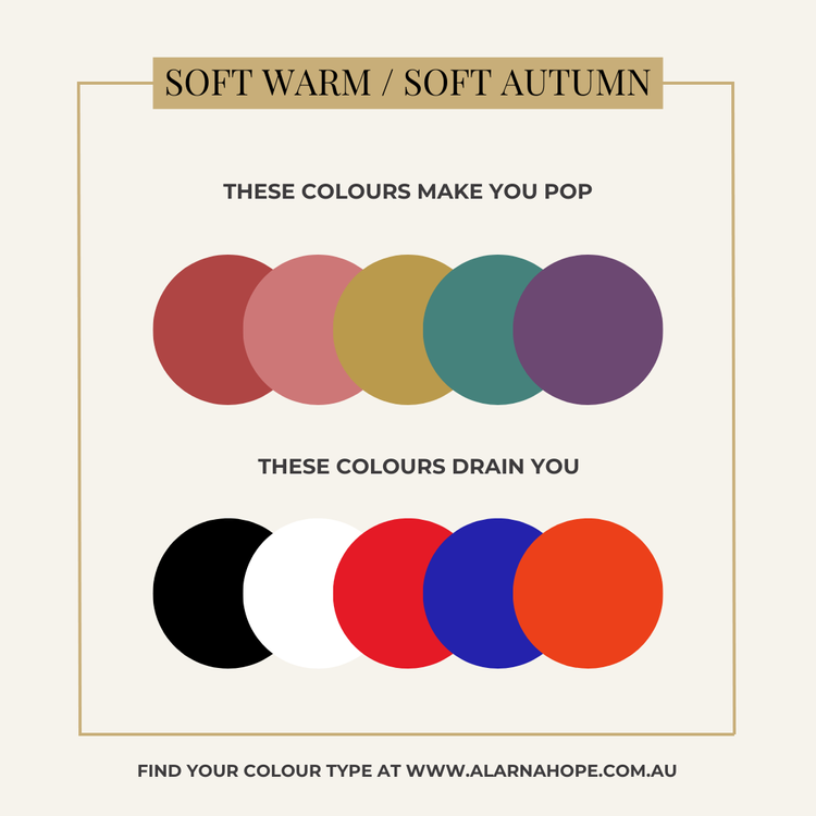 Soft Autumn Colour Palette, Makeup & Colour Digital Guide — Alarna Hope