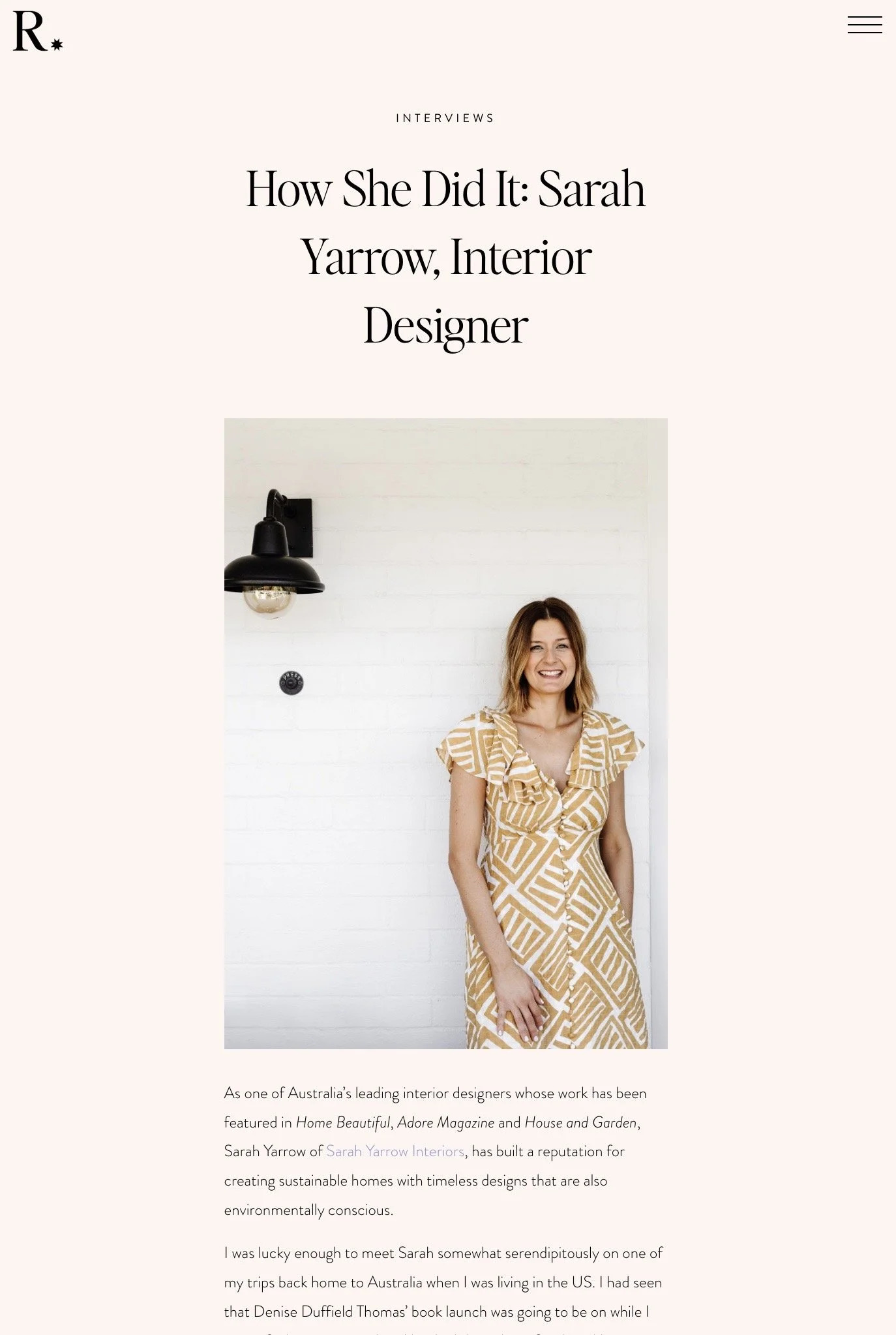 Media — Sarah Yarrow Interiors