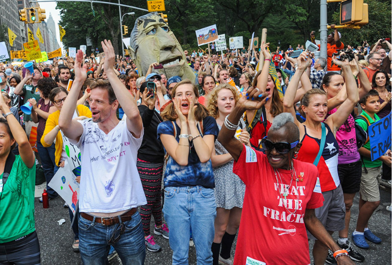 Bus to NYC March to End Fossil Fuels — HV Climate Solutions Week