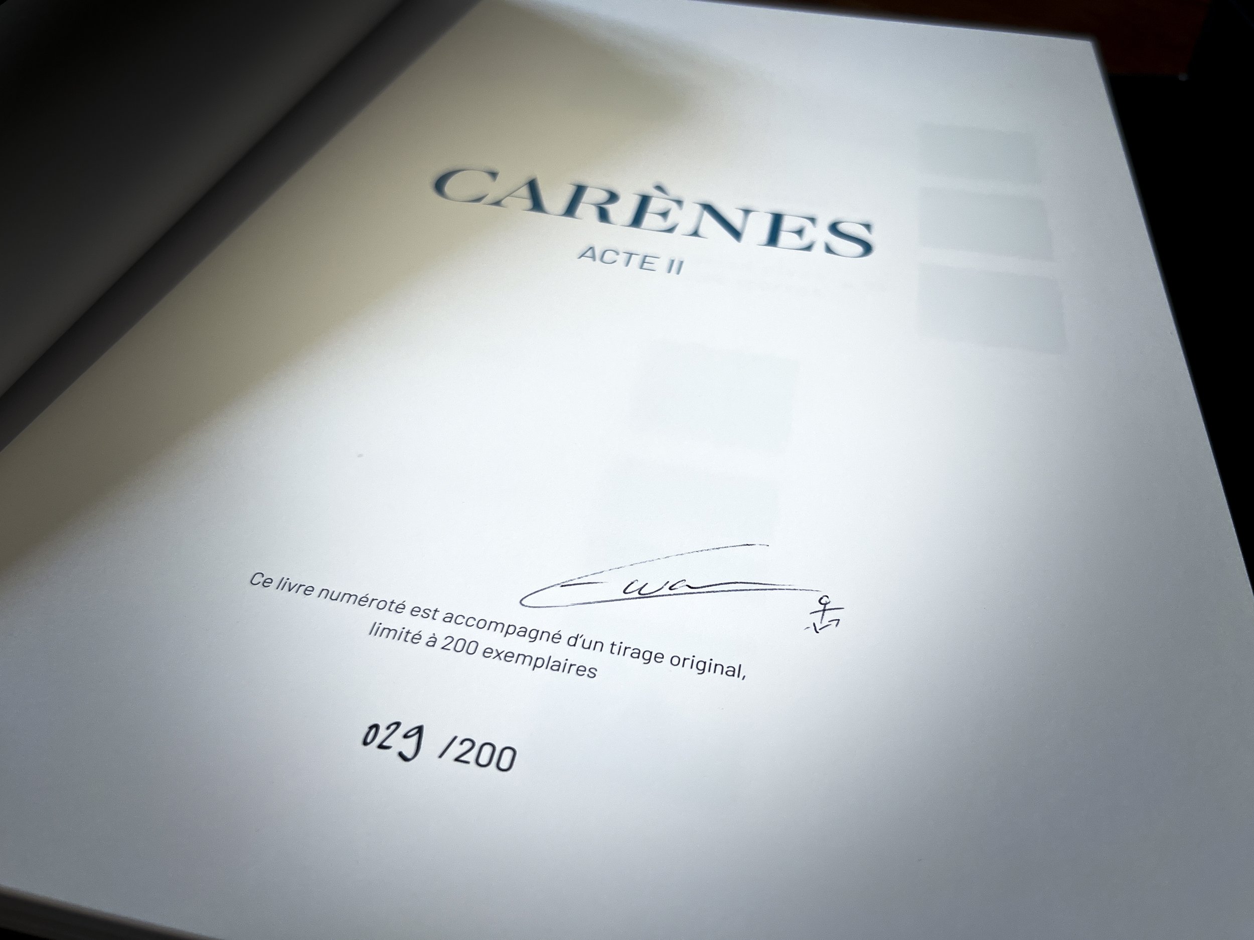 Carènes Acte II — Editions Odyssée