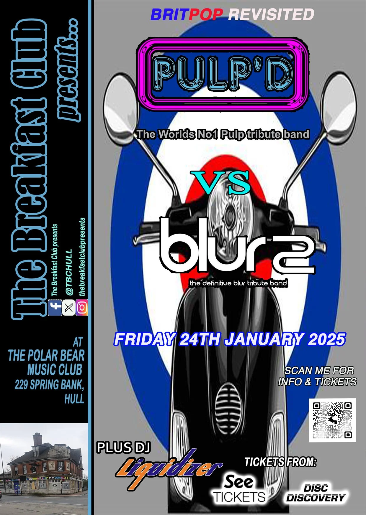 Pulp'd vs Blur 2 — Polar Bear Music Club