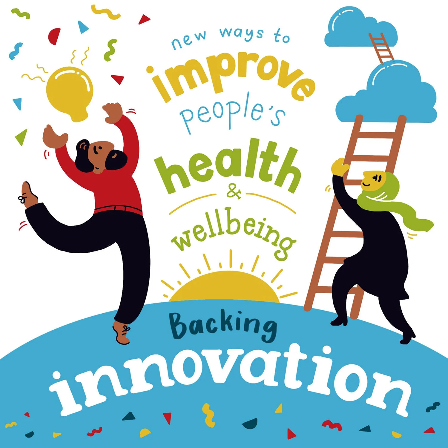 Arts, health and wellbeing illustration — Laura Sorvala Illustration