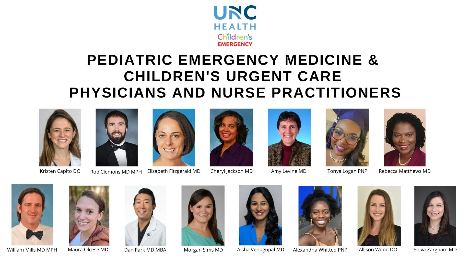 PED Team Member Face Sheets — Pediatric Emergency Medicine (PEM) Portal