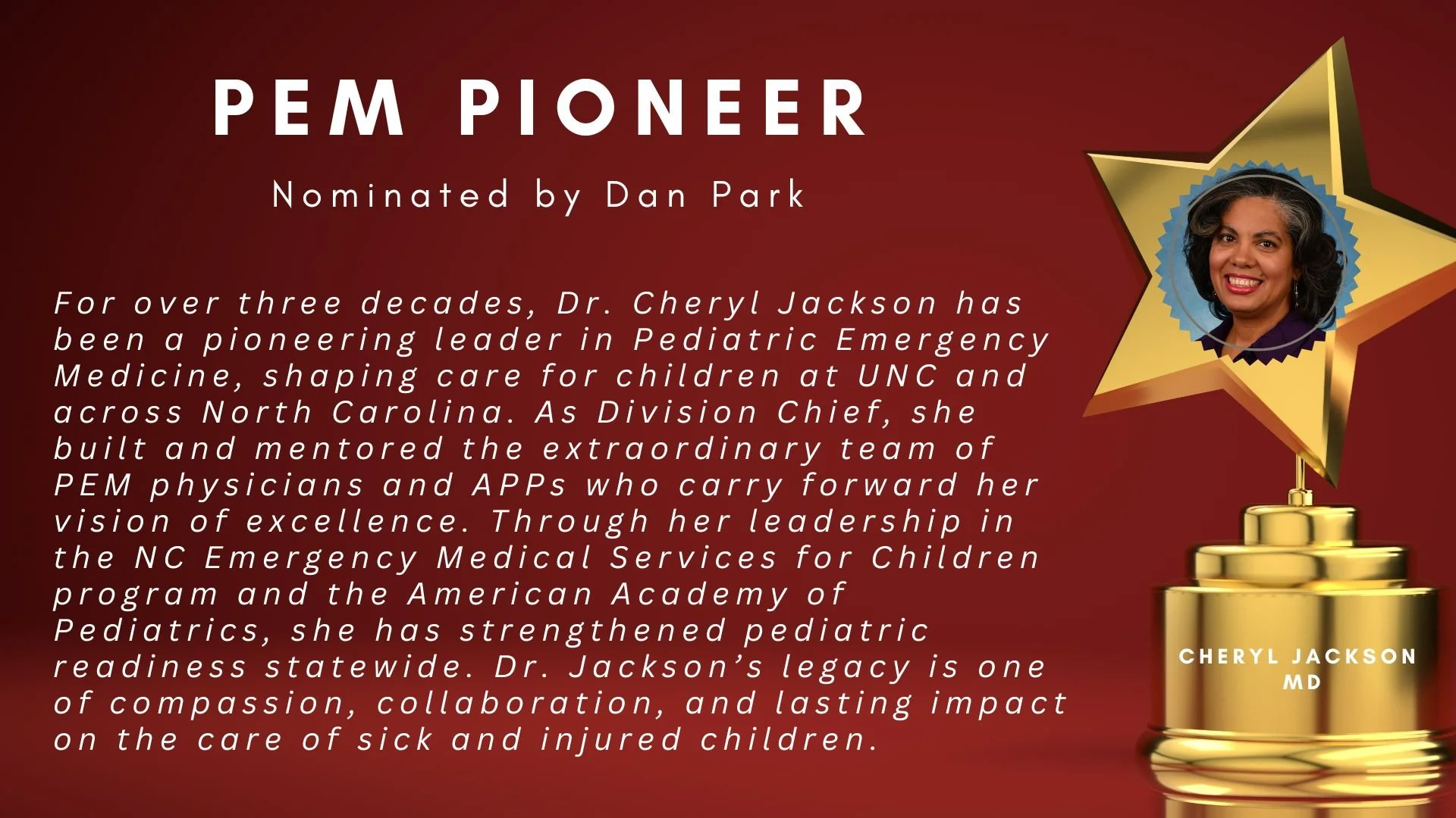 PED & CUC Hall of Fame — Pediatric Emergency Medicine (PEM) Portal