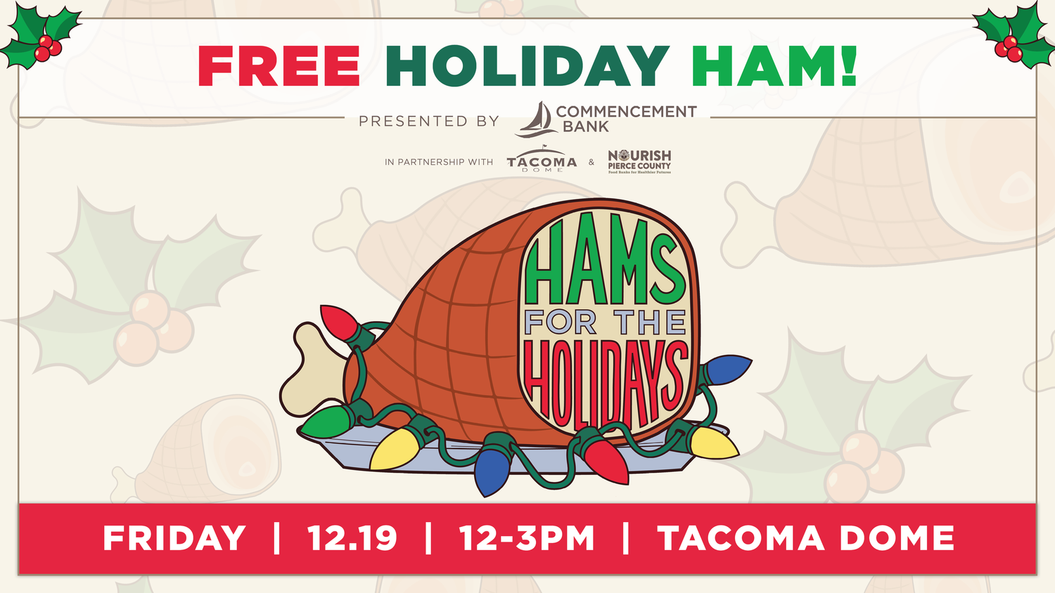 Hams for the Holidays – Ham Giveaway for Those in Need — Tacoma Venues ...
