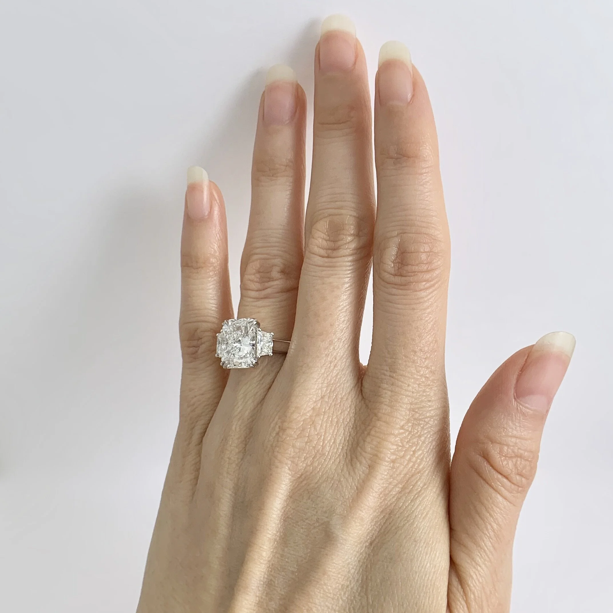 Round 3-Stone Diamond Ring — Salvatore & Co.