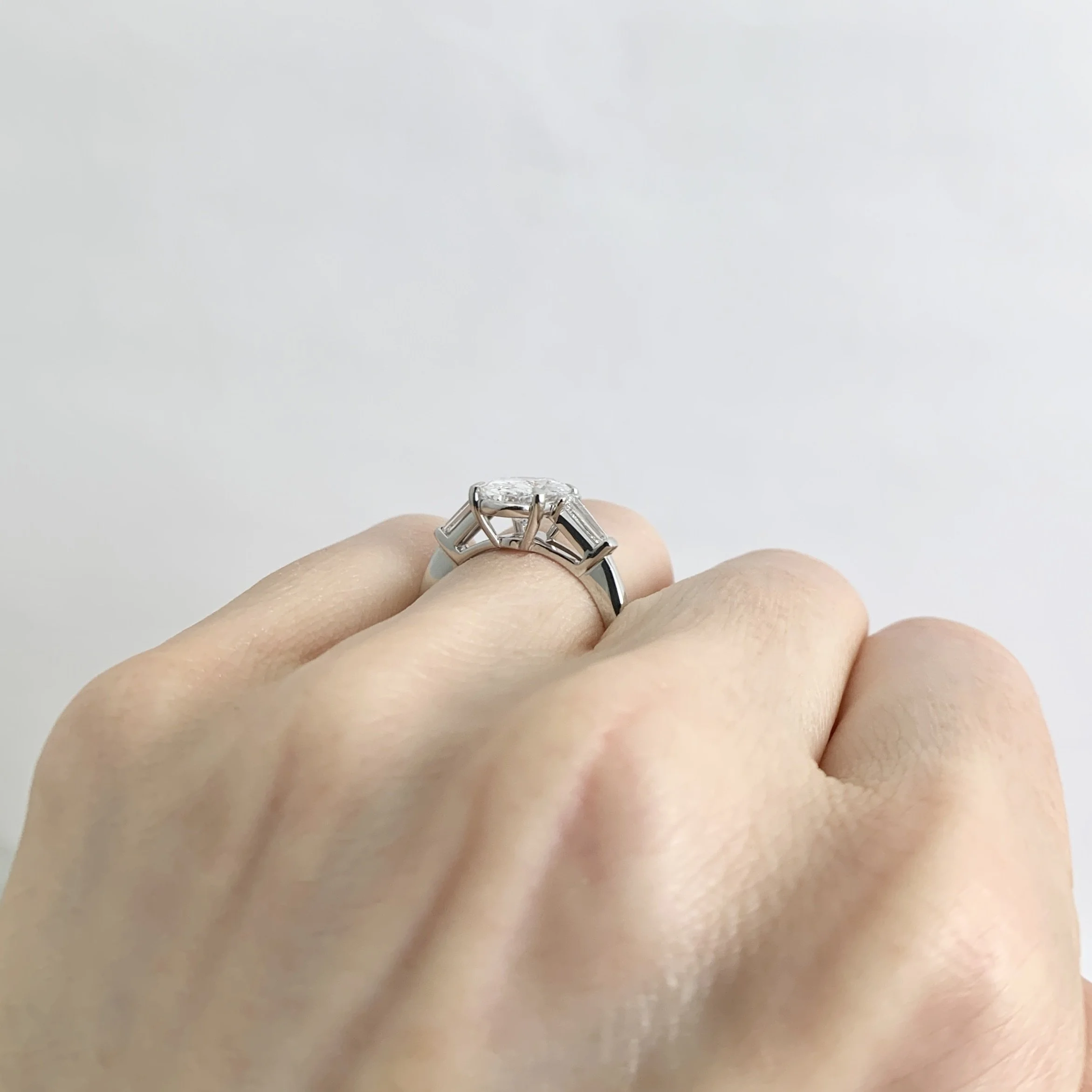 Round 3-Stone Diamond Ring — Salvatore & Co.