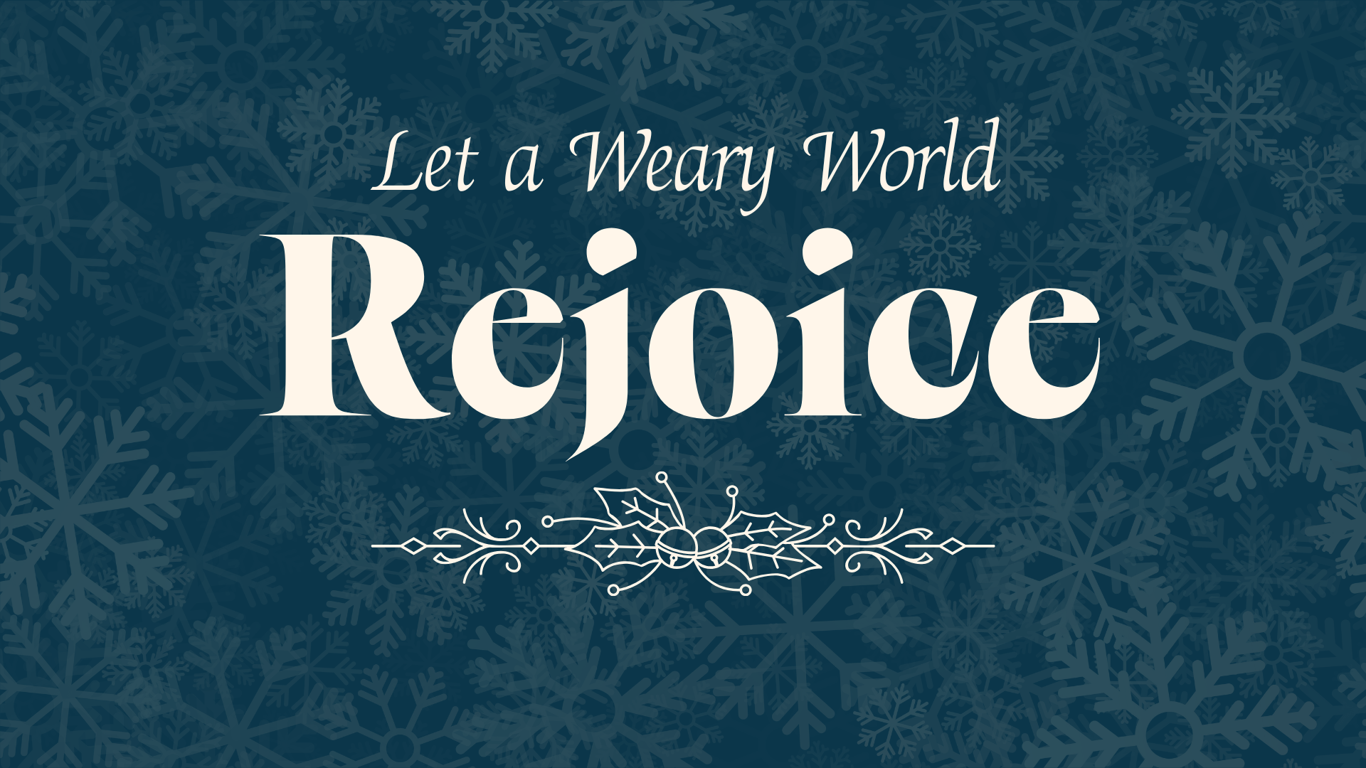 Rejoice Sermon Series — The Southeast Project