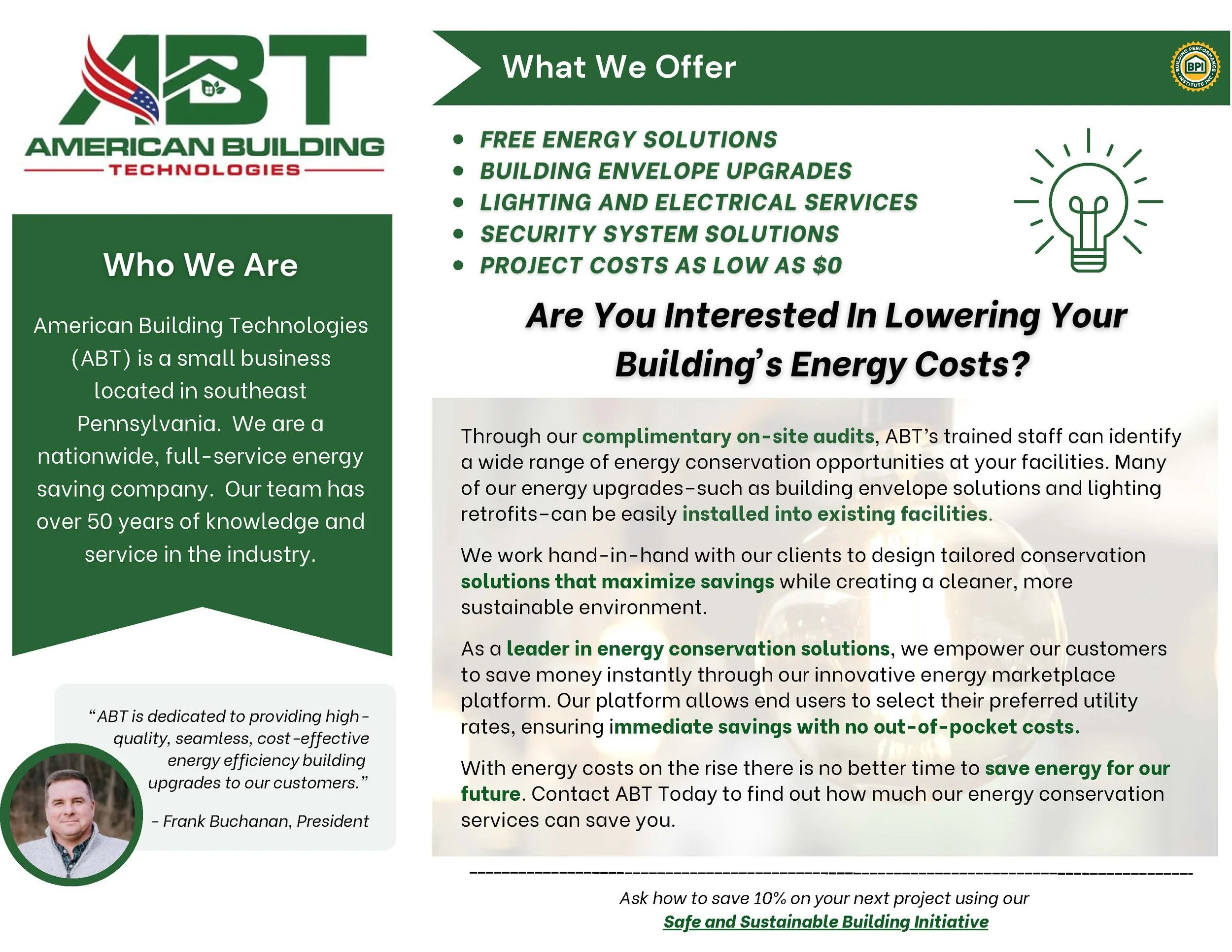 About — American Building Technologies