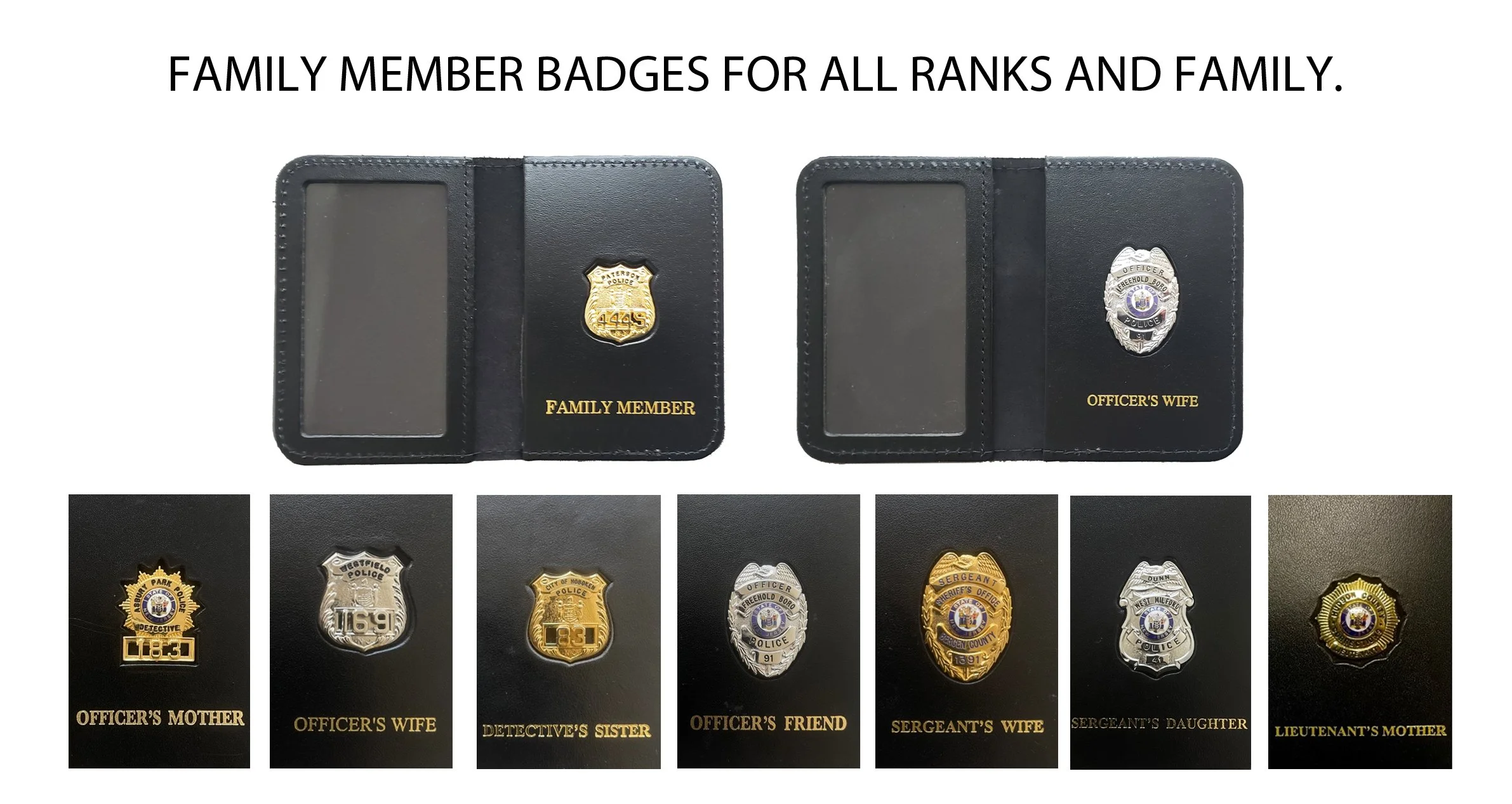 Family Member Badges — Shop — WTB Enterprises Promo Products