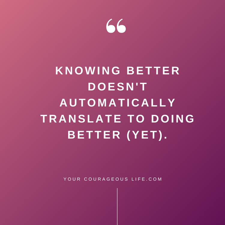 Knowing better and doing better — Kate Swoboda
