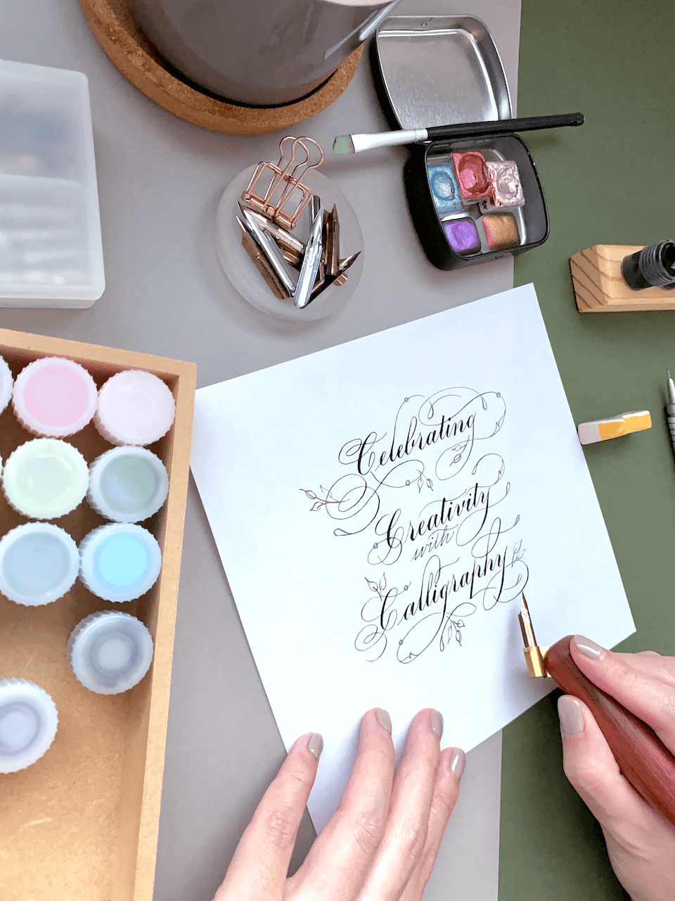 Curious Medium - Celebrating Creativity with Calligraphy