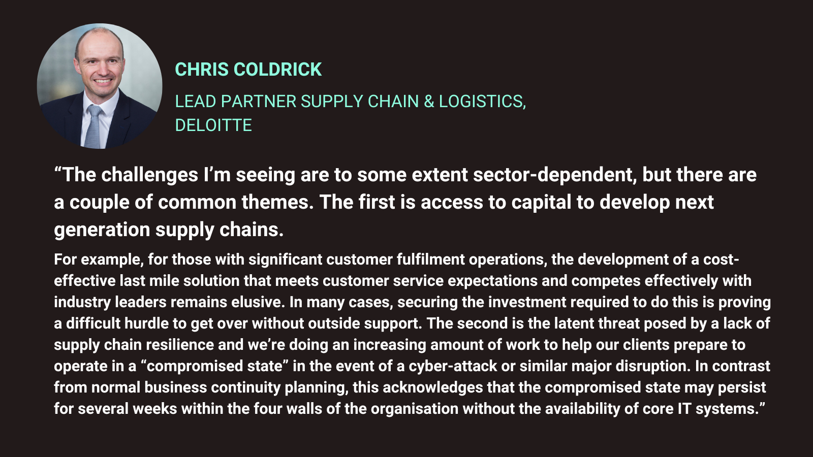 Supply Chain Challenges 2024 — Supply Chain Insights