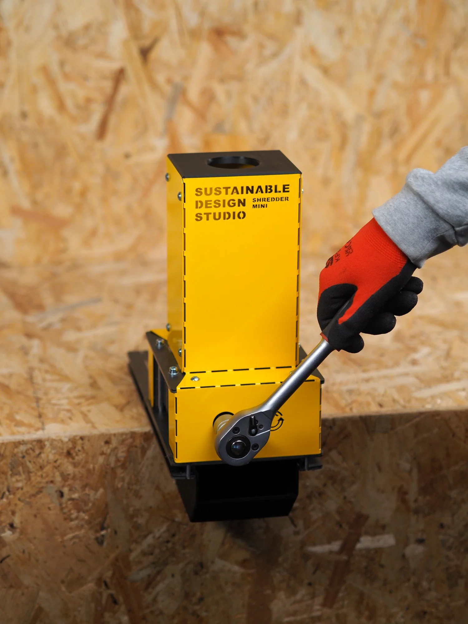 Shredder Mini V2 — Sustainable Design Studio - Recycling Machines ...
