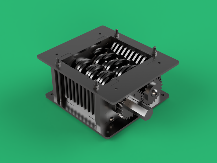 Shredder Mini V2 — Sustainable Design Studio - Recycling Machines ...