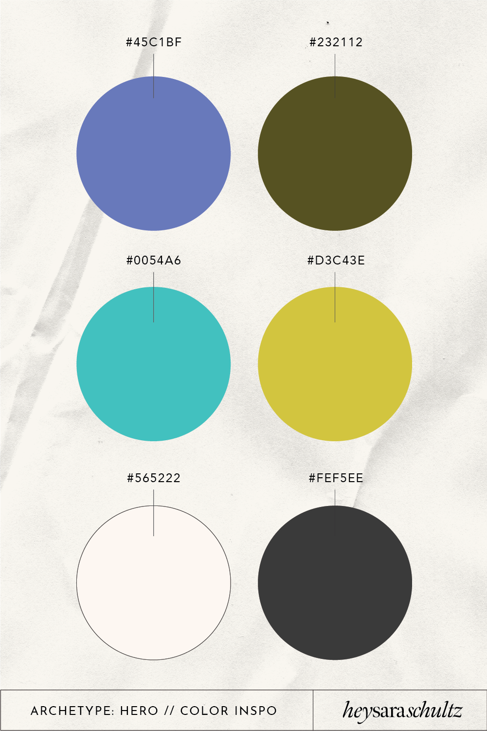Color Palettes for the Hero Brand Archetype — Hey Sara Schultz