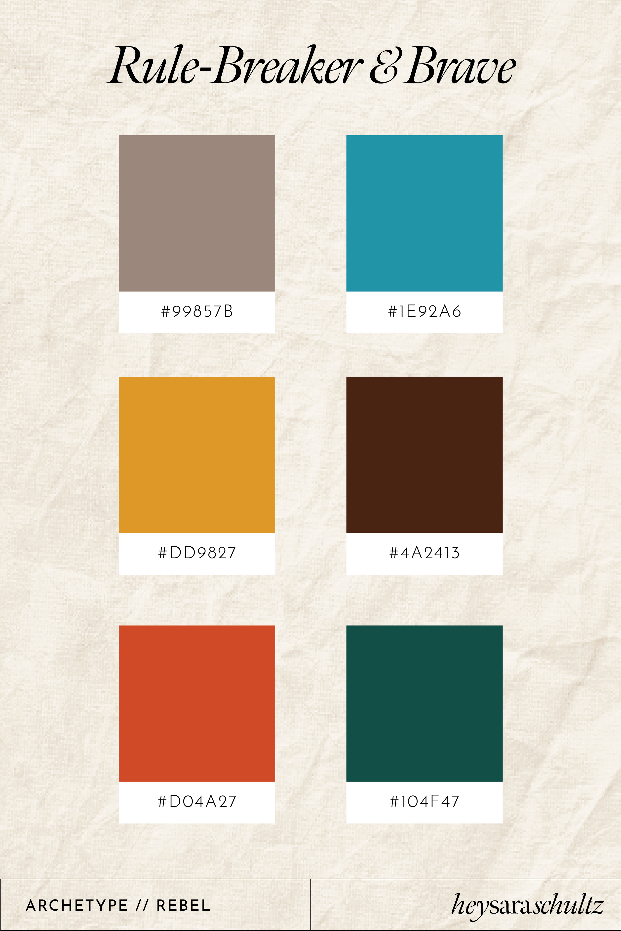 Rebel: Colors — Hey Sara Schultz