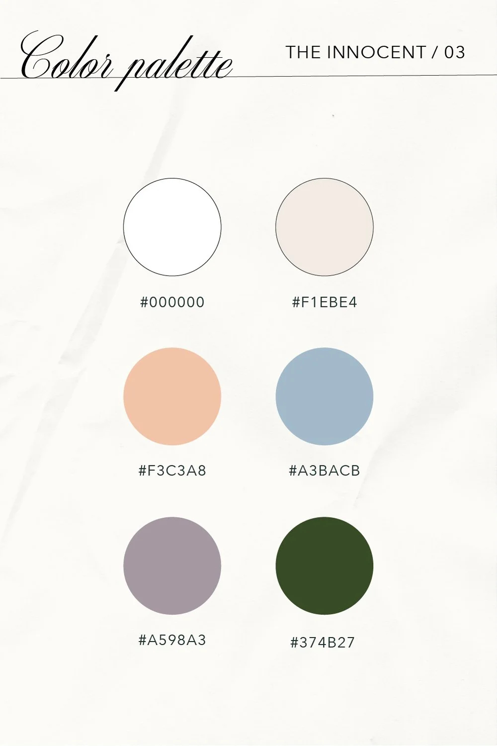 Color Palettes for the Innocent Brand Archetype — Hey Sara Schultz
