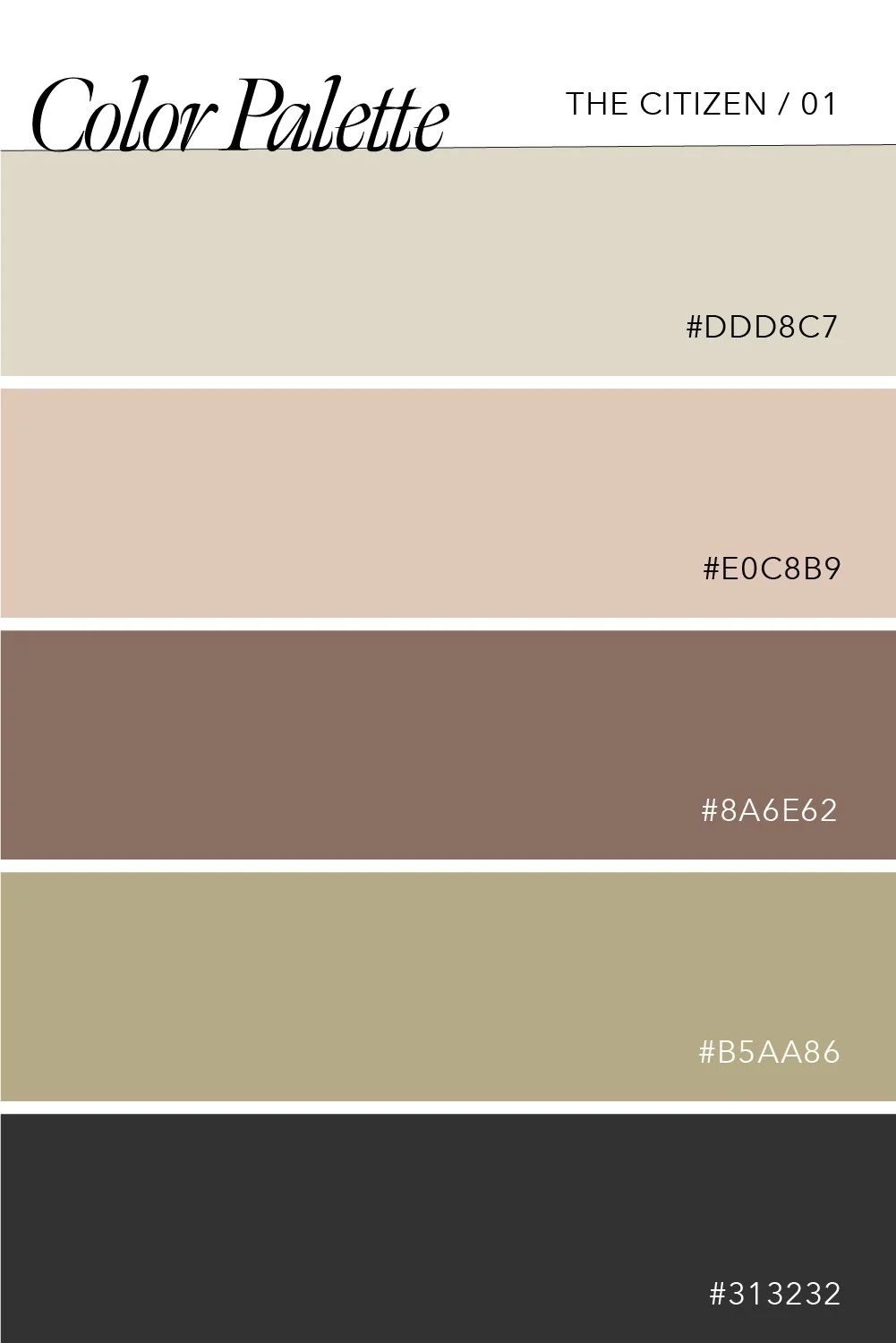 Color Palettes for the Citizen Brand Archetype — Hey Sara Schultz
