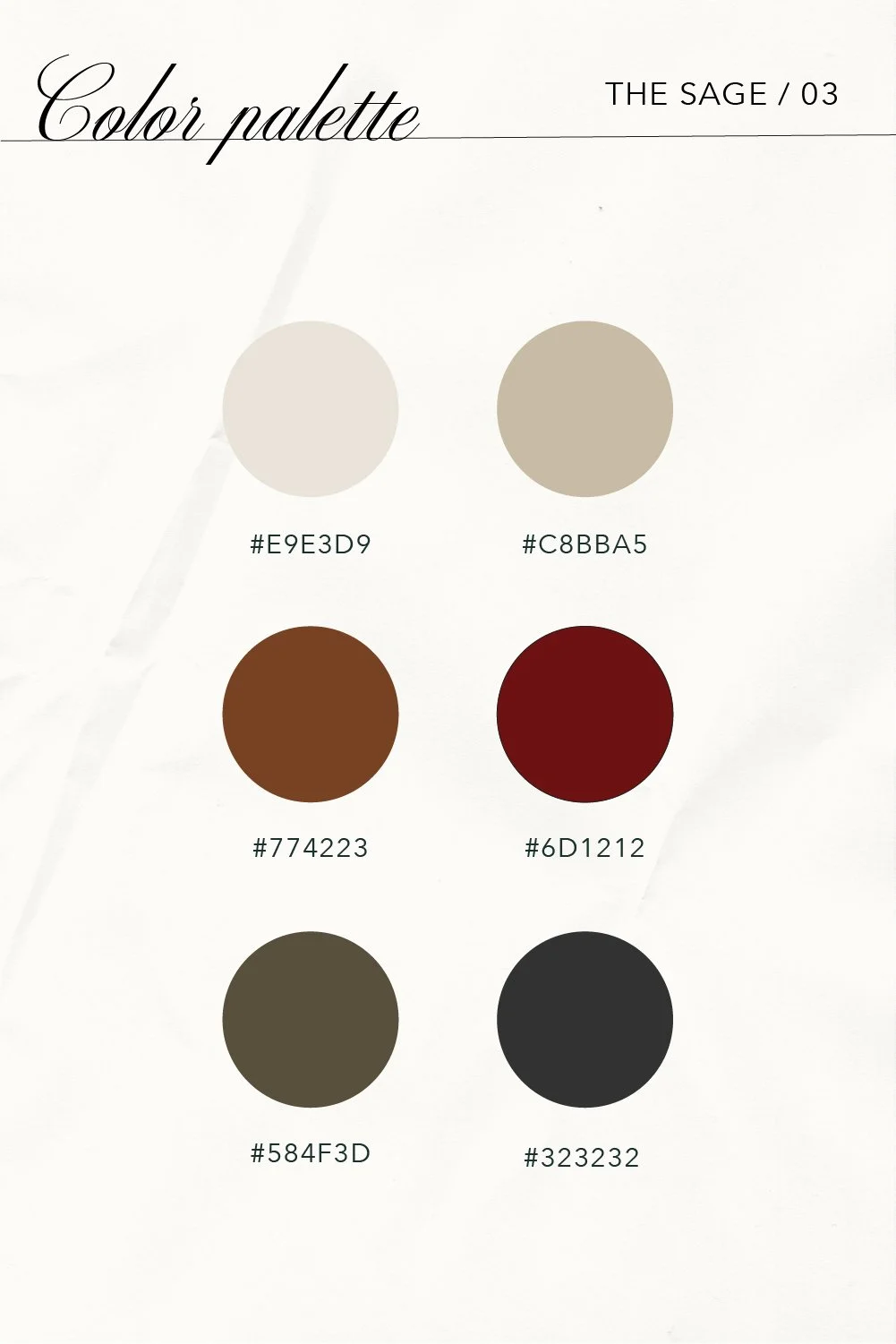 Color Palettes for the Sage Brand Archetype — Hey Sara Schultz