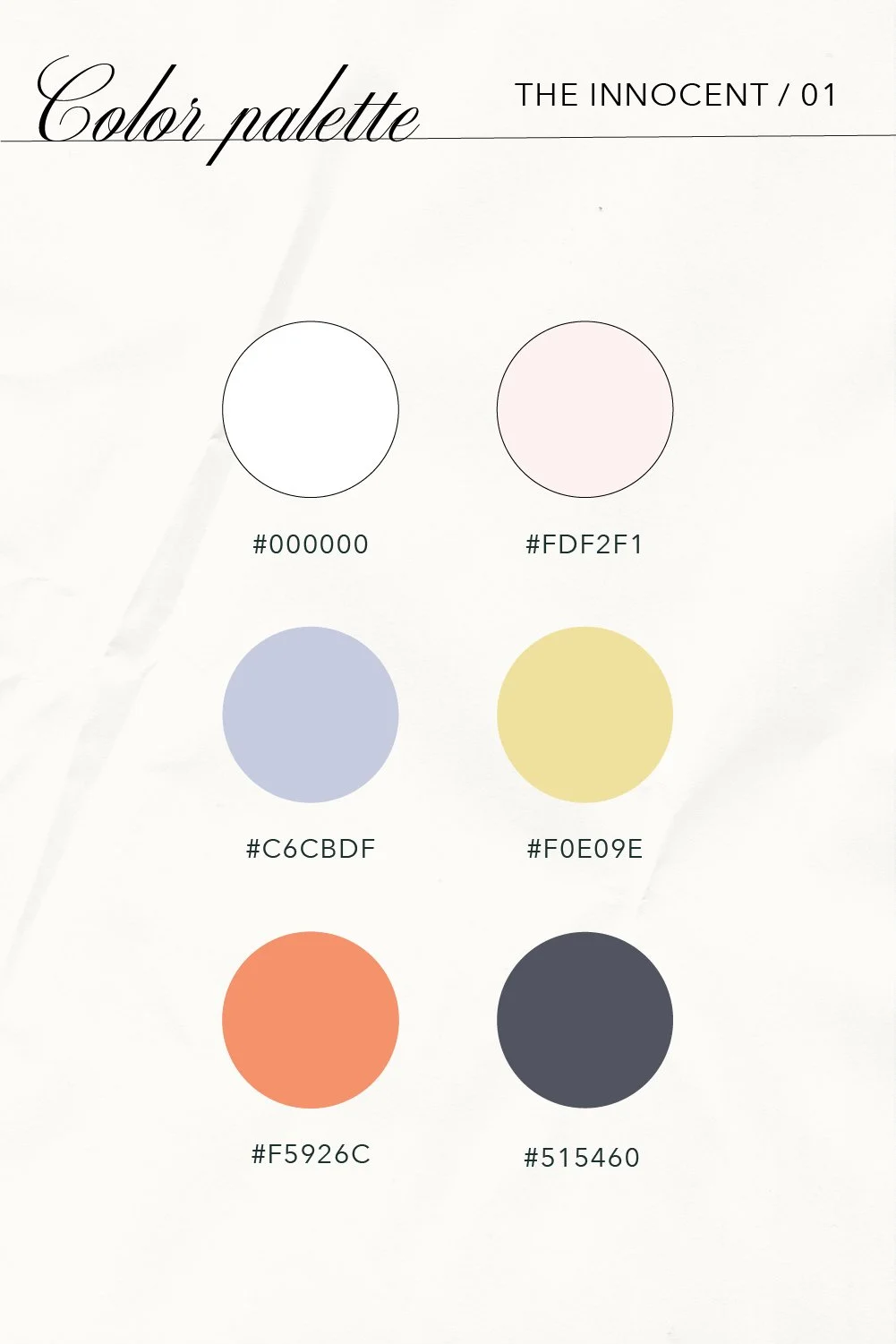 Color Palettes for the Innocent Brand Archetype — Hey Sara Schultz