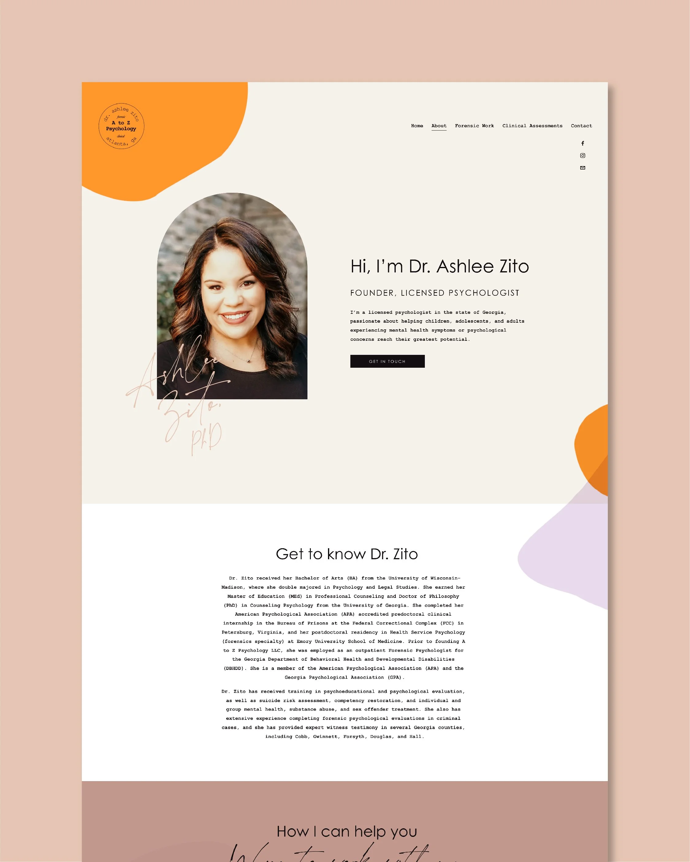 Brand Identity Case Study: A to Z Psychology — Hey Sara Schultz
