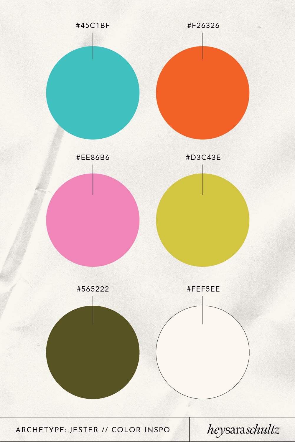 Color Palettes for the Jester Brand Archetype — Hey Sara Schultz