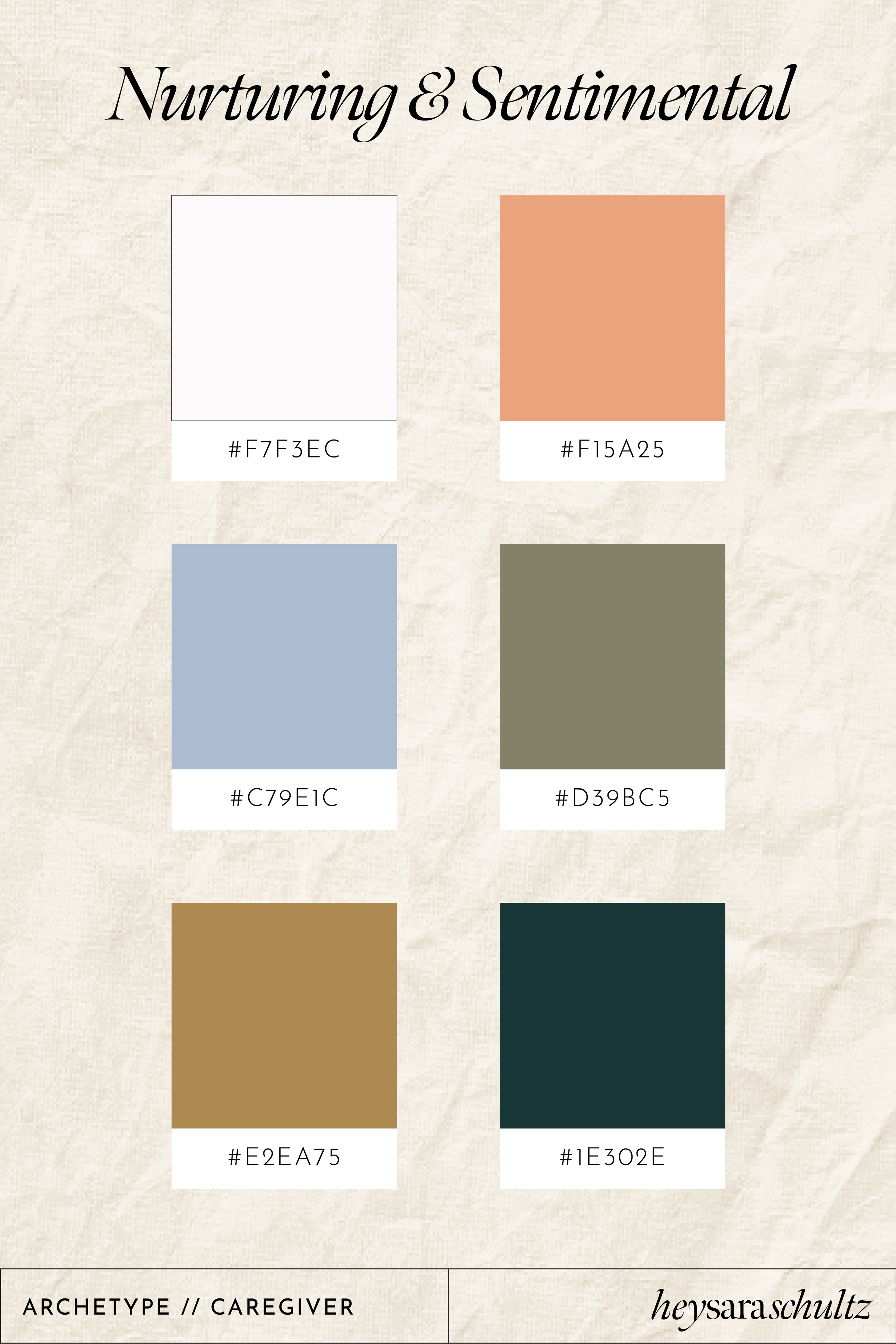 Top Color Palettes for the Caregiver Brand Archetype — Hey Sara Schultz