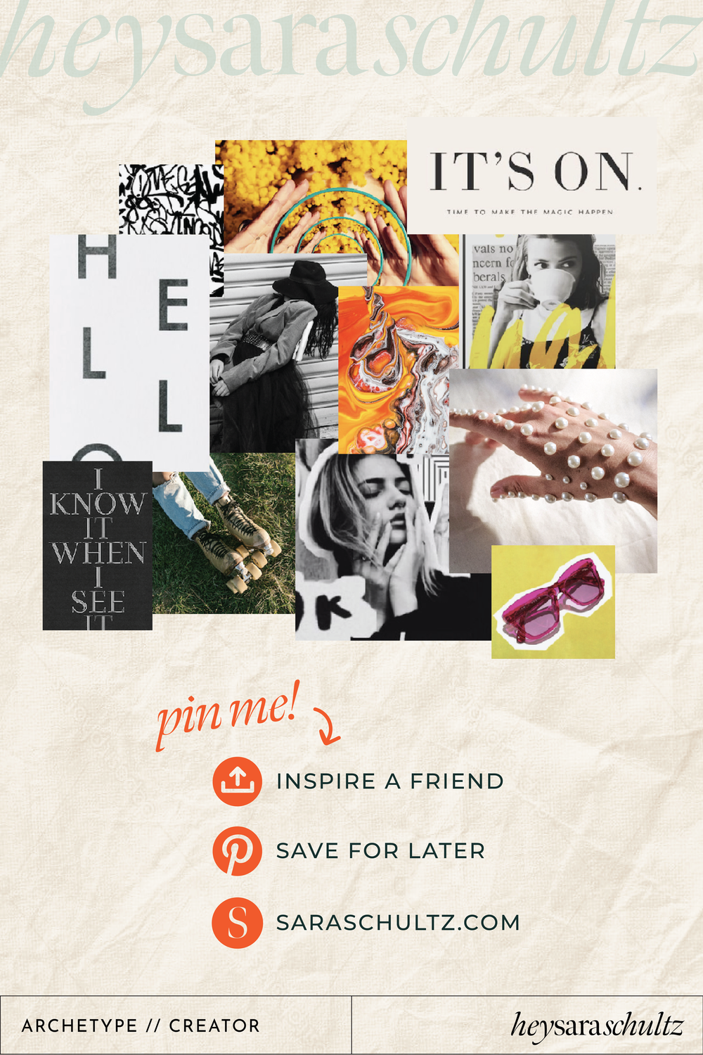 Creator: Branding Inspiration — Hey Sara Schultz