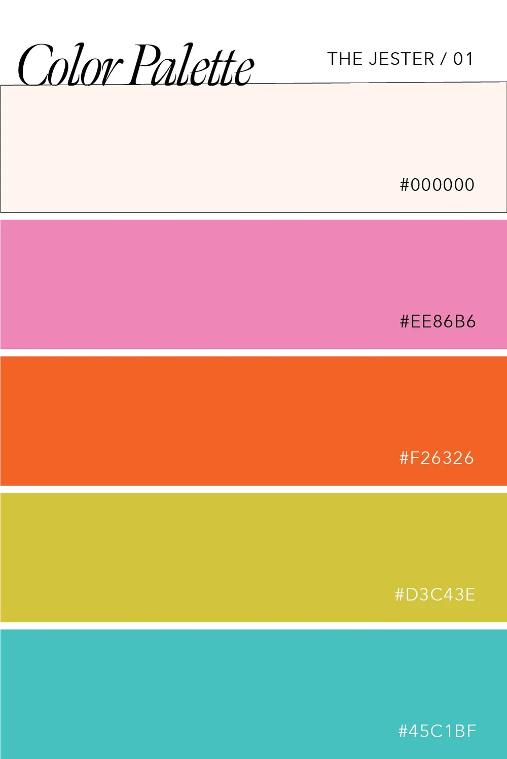Color Palettes for the Jester Brand Archetype — Hey Sara Schultz
