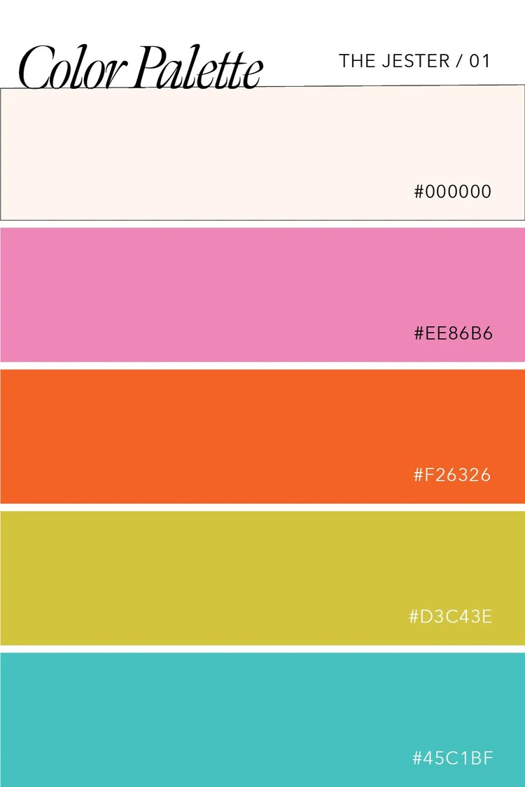 Color Palettes for the Jester Brand Archetype — Hey Sara Schultz