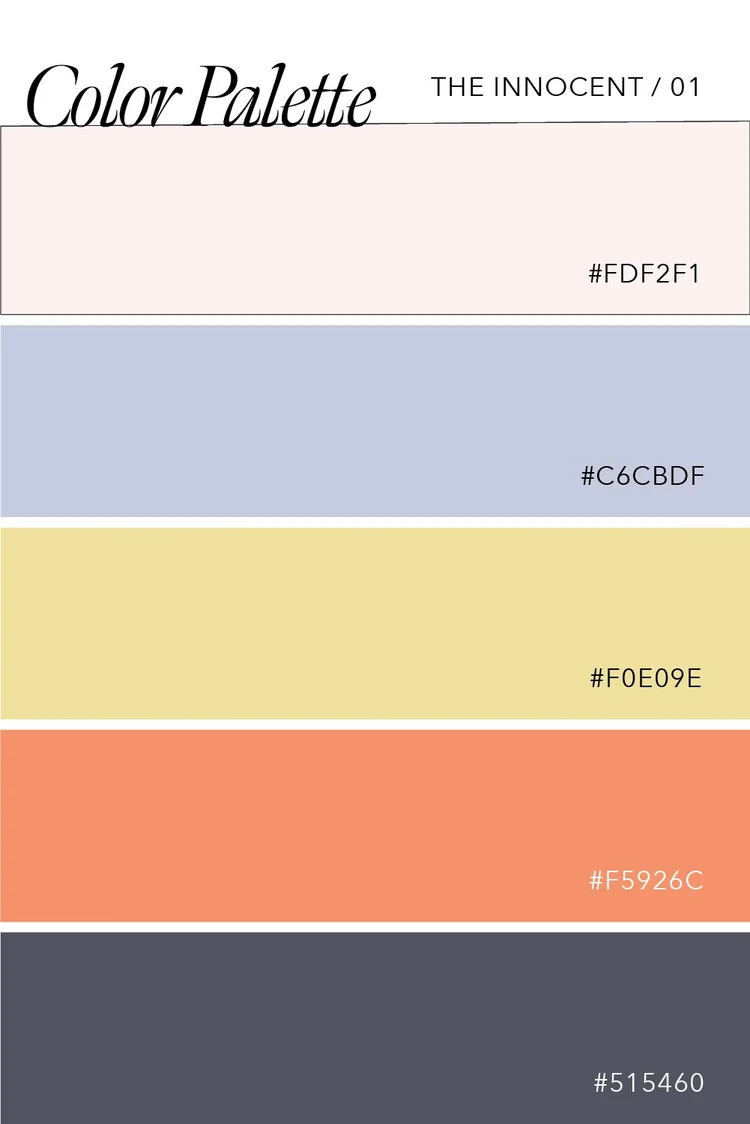 Color Palettes for the Innocent Brand Archetype — Hey Sara Schultz