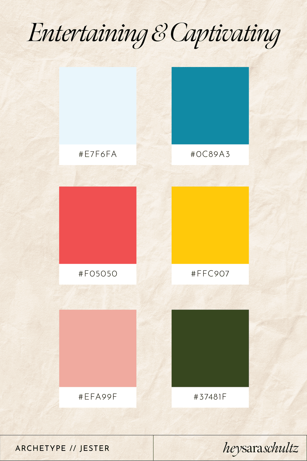 Jester: Colors — Hey Sara Schultz