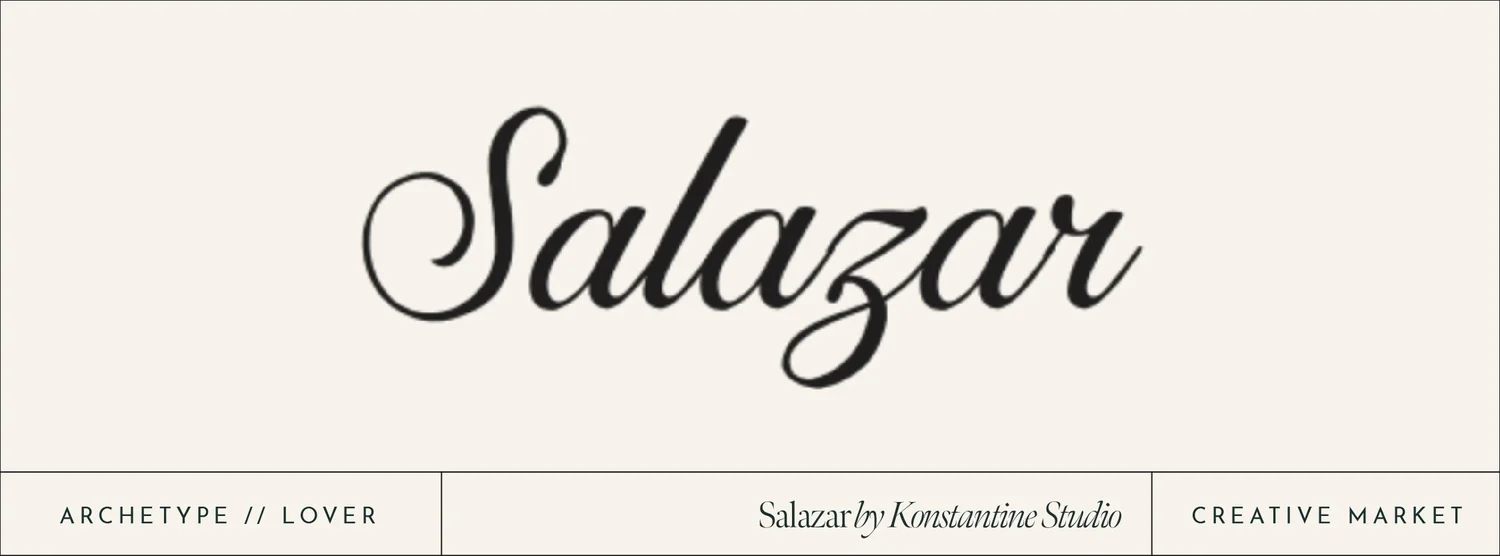 Top font choices for the lover brand archetype — Hey Sara Schultz