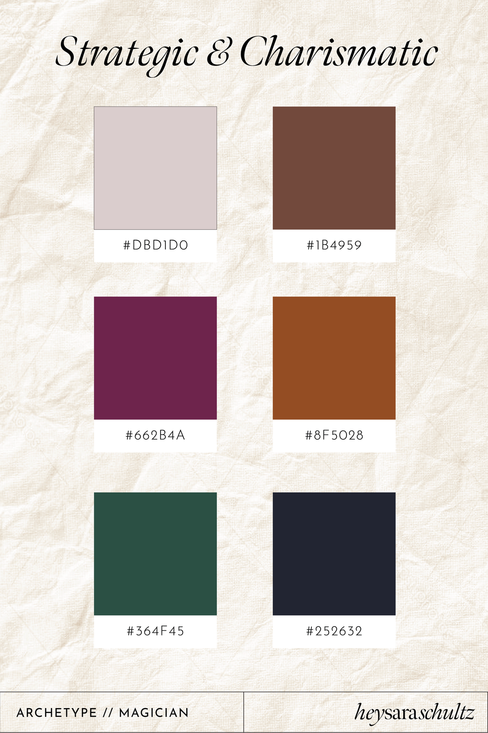 Top Color Palettes for the Magician — Hey Sara Schultz