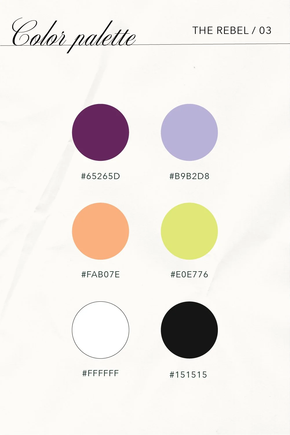 Color Palettes for the Rebel Brand Archetype — Hey Sara Schultz