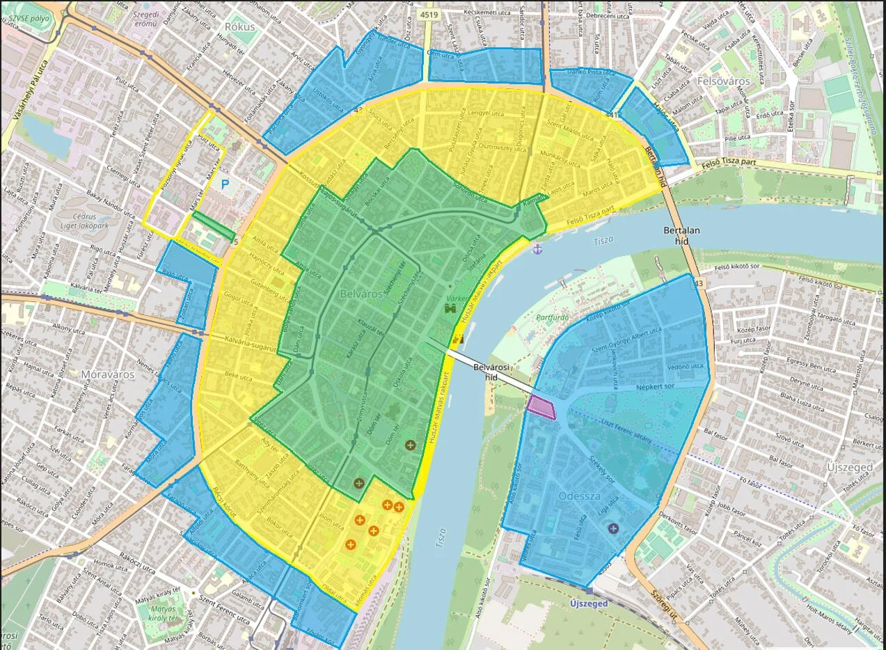 New parking zones introduced in Szeged │ Szegedify
