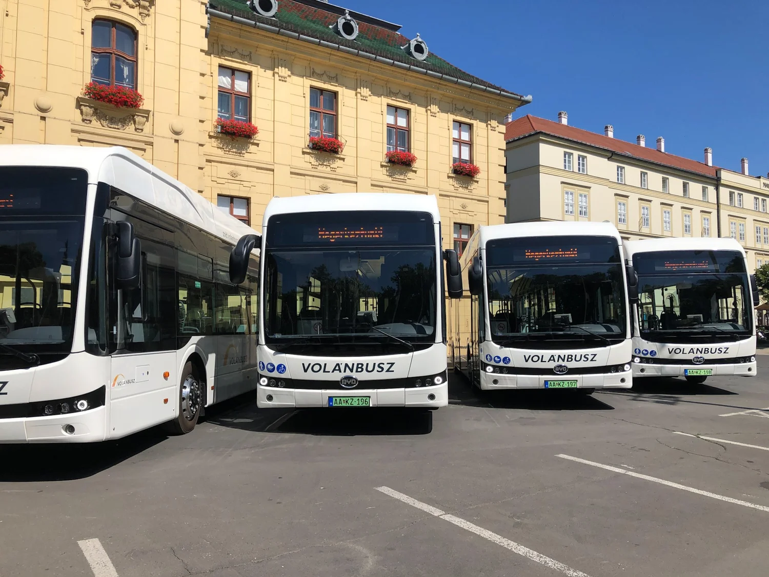 New electric BYD buses handed over in Szeged │ Szegedify
