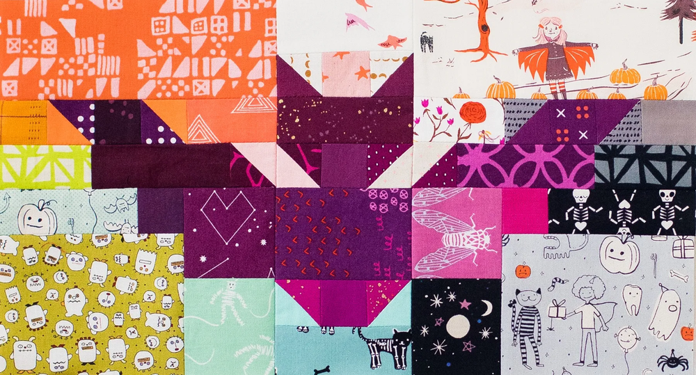 A Scrappy Halloween Quilt Sampler — Blue Sky Modern Craft