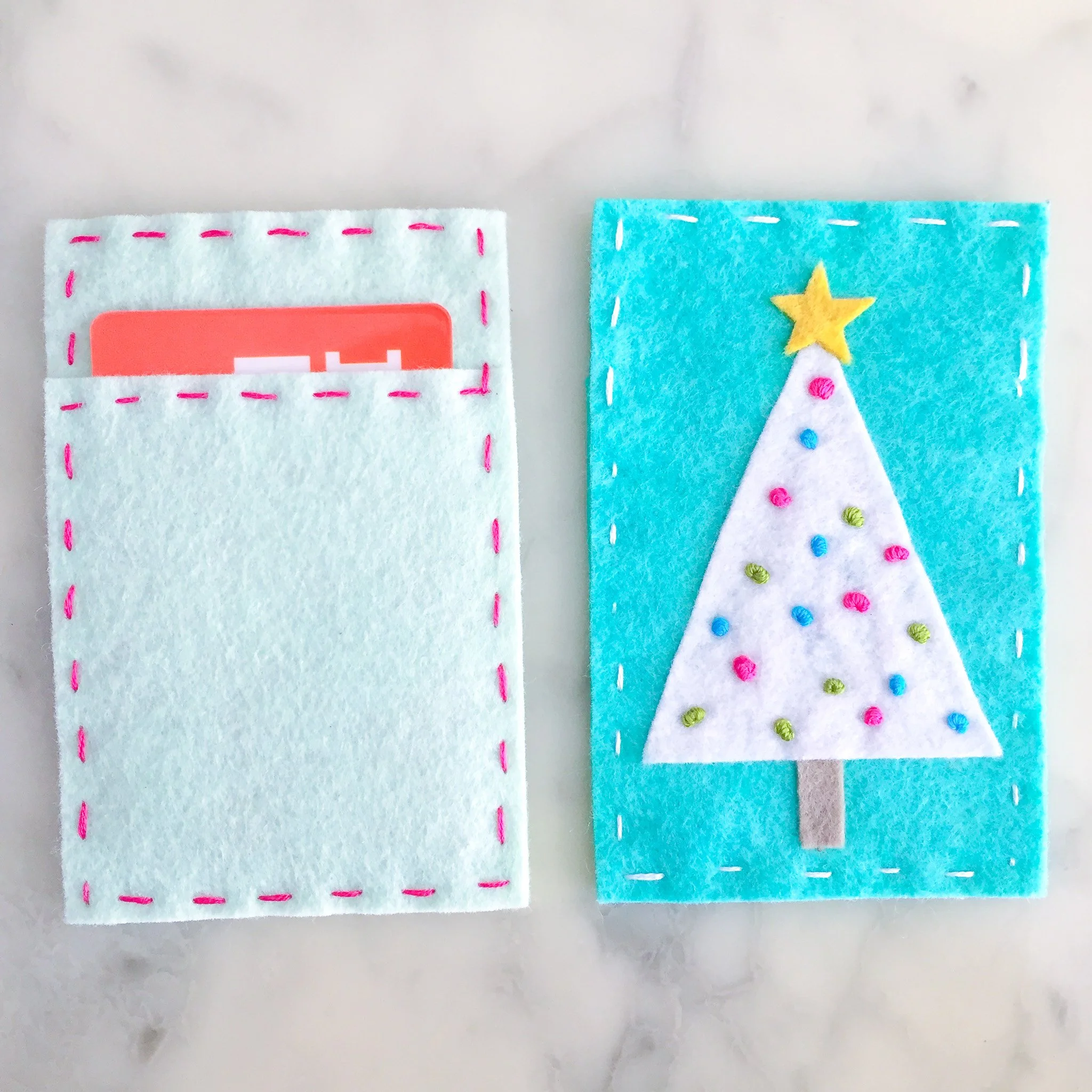 Felt Gift Card Envelope Tutorial — Blue Sky Modern Craft