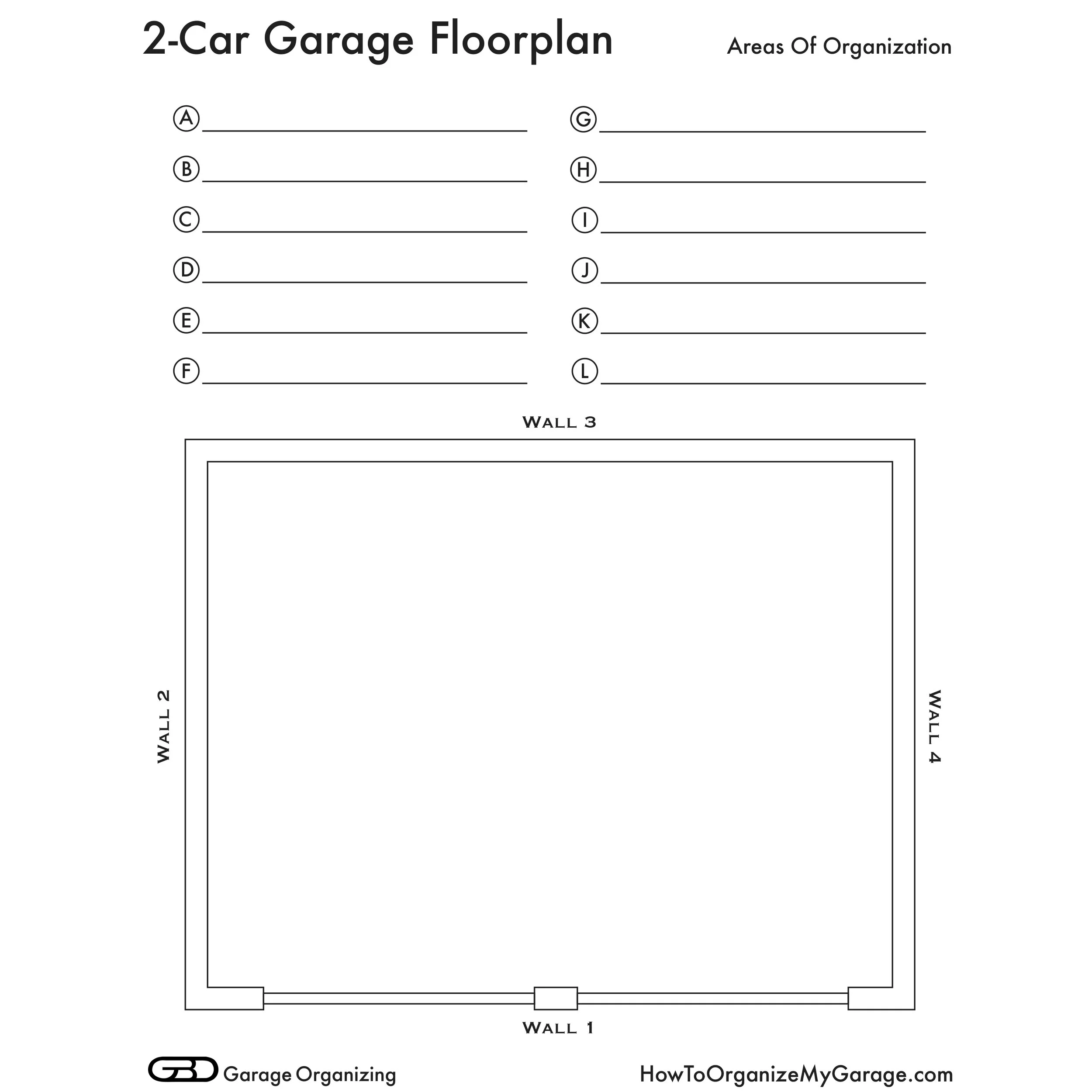 Worksheets — How To Organize My Garage