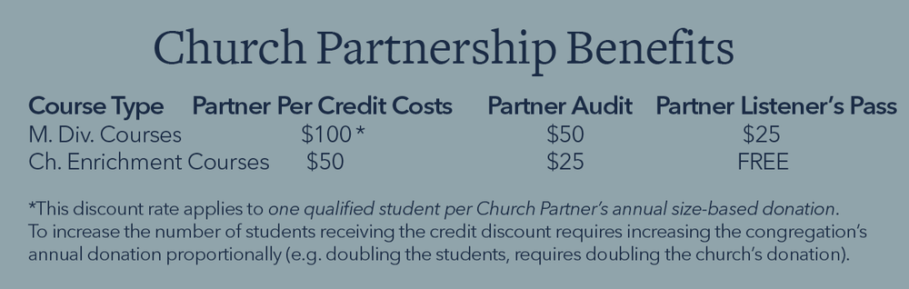 Church Partnerships — Reformed Evangelical Seminary