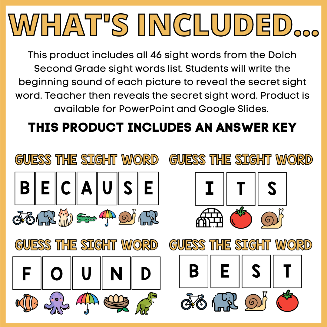 Secret CVC Words | Short A Word List | PowerPoint & Google Slides | The ...