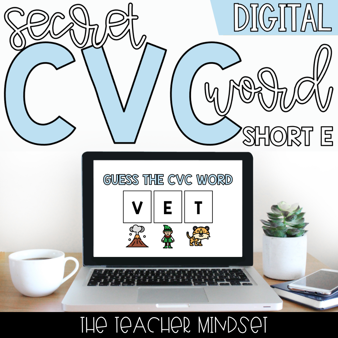 Secret CVC Words | Short A Word List | PowerPoint & Google Slides | The ...