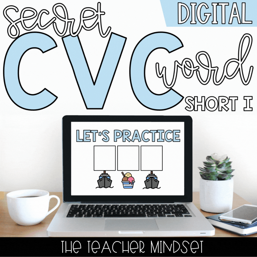 Secret CVC Words | Short I Word List | PowerPoint & Google Slides | The ...