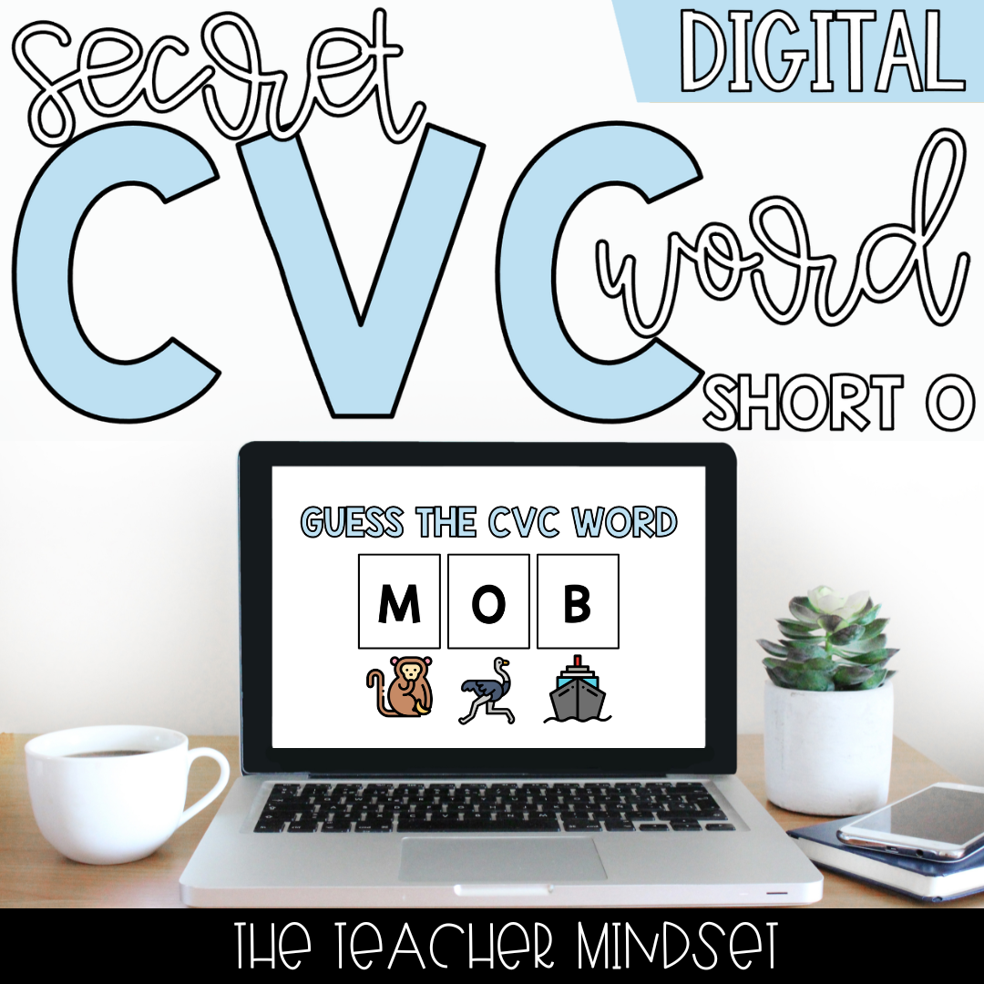 Secret CVC Words | Short U Word List | PowerPoint & Google Slides | The ...