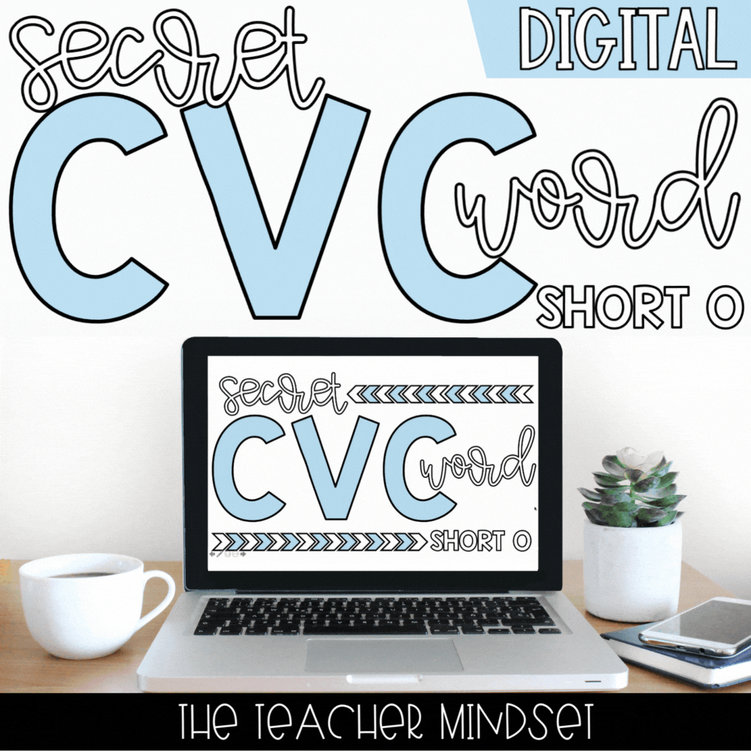 Secret CVC Words | Short O Word List | PowerPoint & Google Slides | The ...