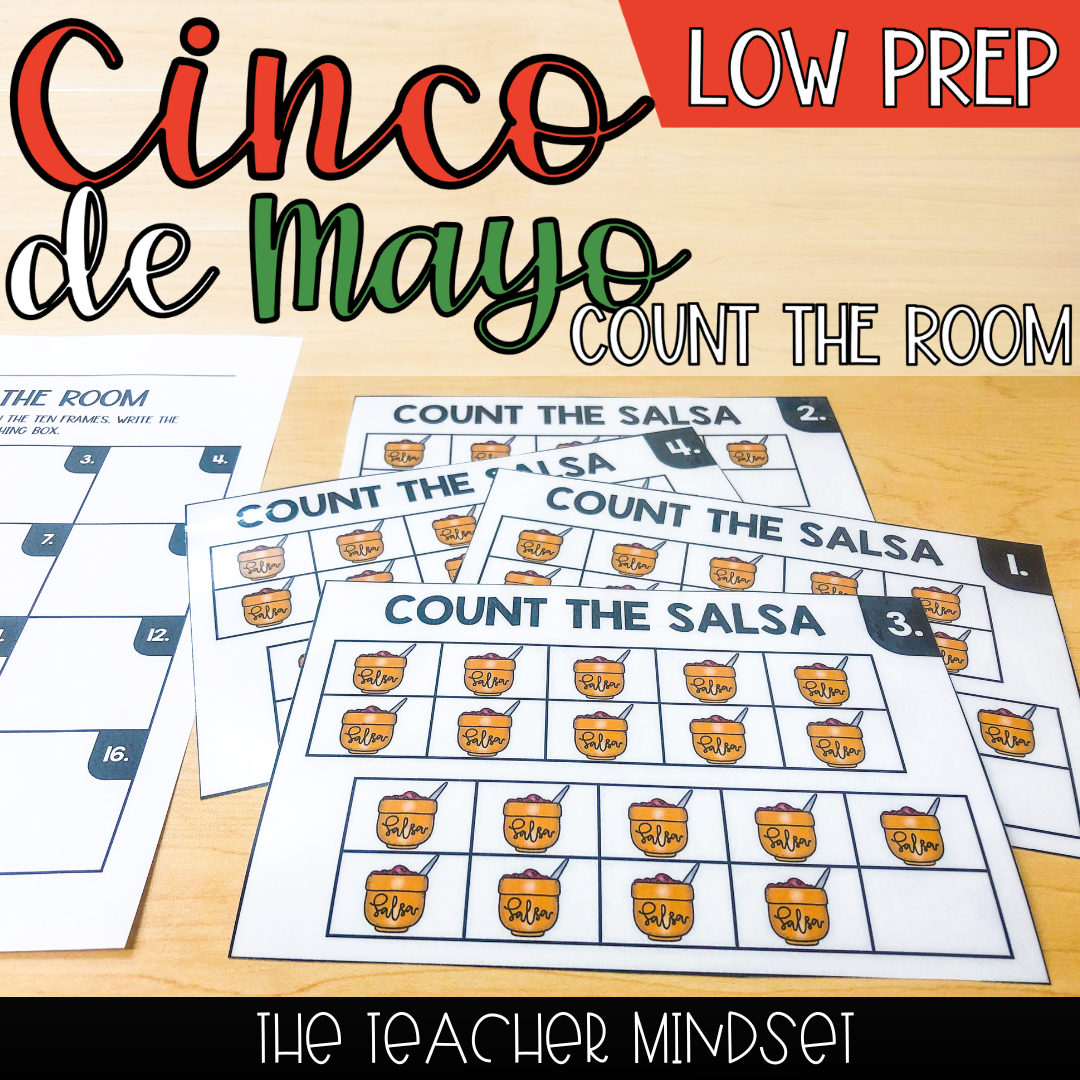 Count the Room | Cinco de Mayo Theme | Low Prep | The TEACHer Mindset